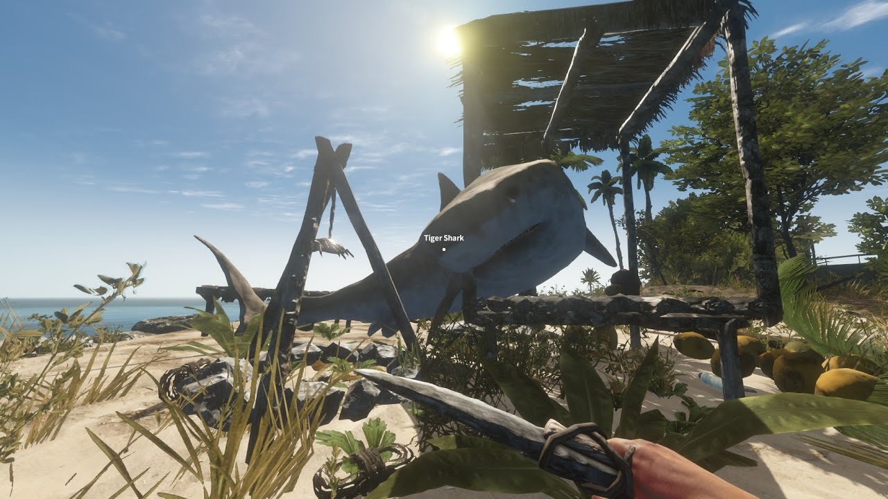 Stranded Deep: Flying and Riding my Pet Shark! and a Rescue Plane ...