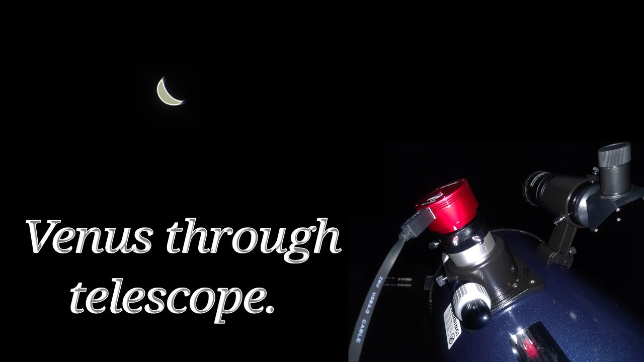 Venus through telescope | Venus imaging | ZWO ASI462MC. - YouTube