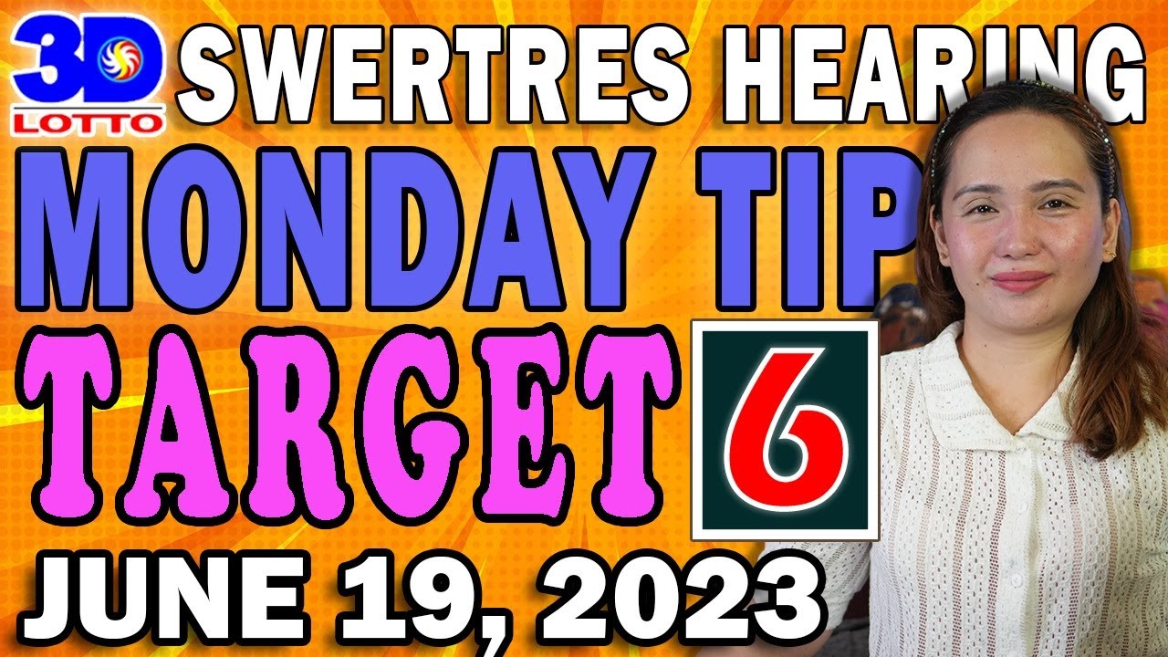 SWERTRES 3D HEARING Today JUNE 19, 2023 - TARGET - YouTube