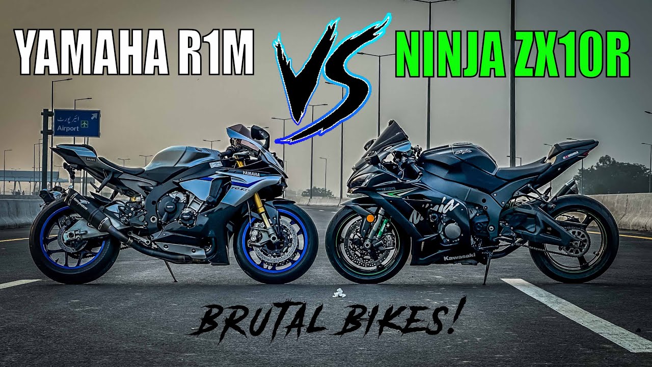 Yamaha R1M vs Kawasaki Ninja Zx10R | Two Brutal Beasts - YouTube