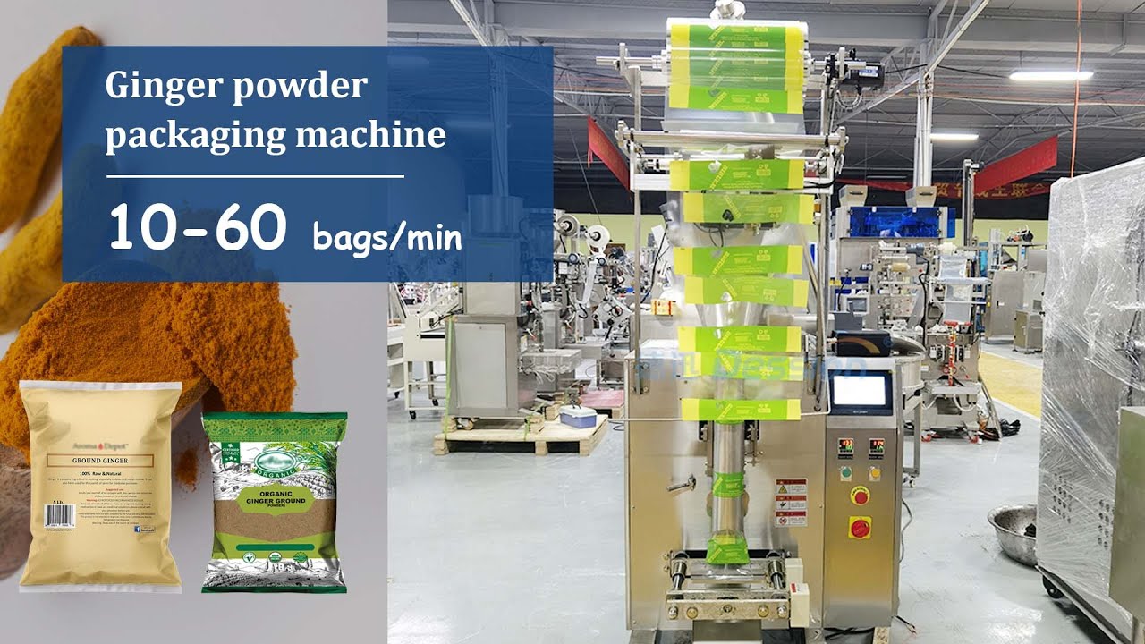 Automatic small curry masala milk powder packaging machine - YouTube
