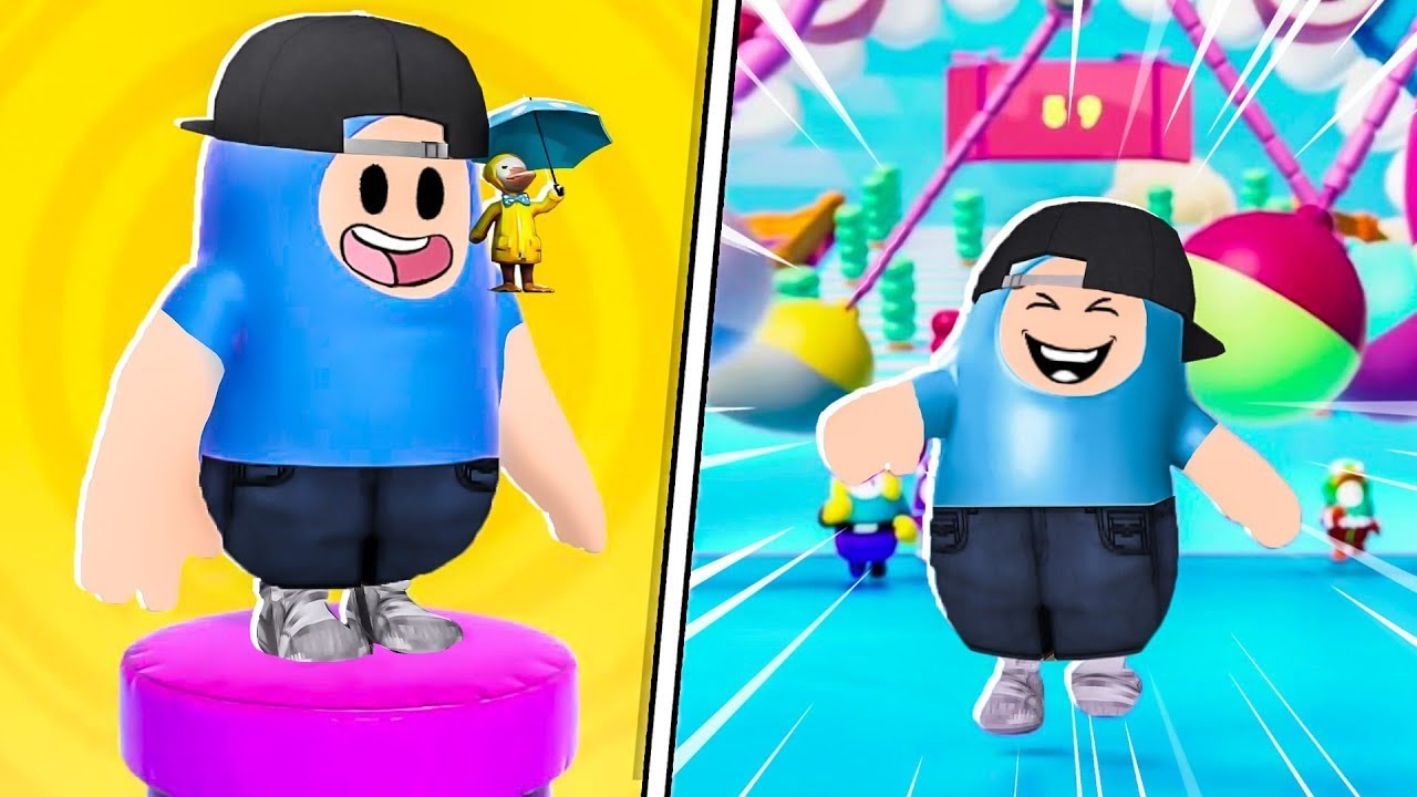 The most EPIC Roblox FALL GUYS RIP OFF!!! - YouTube