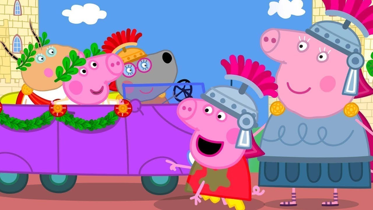 Peppa Pig and George Explore Ancient Rome 🐷 🏛 Peppa TV - YouTube