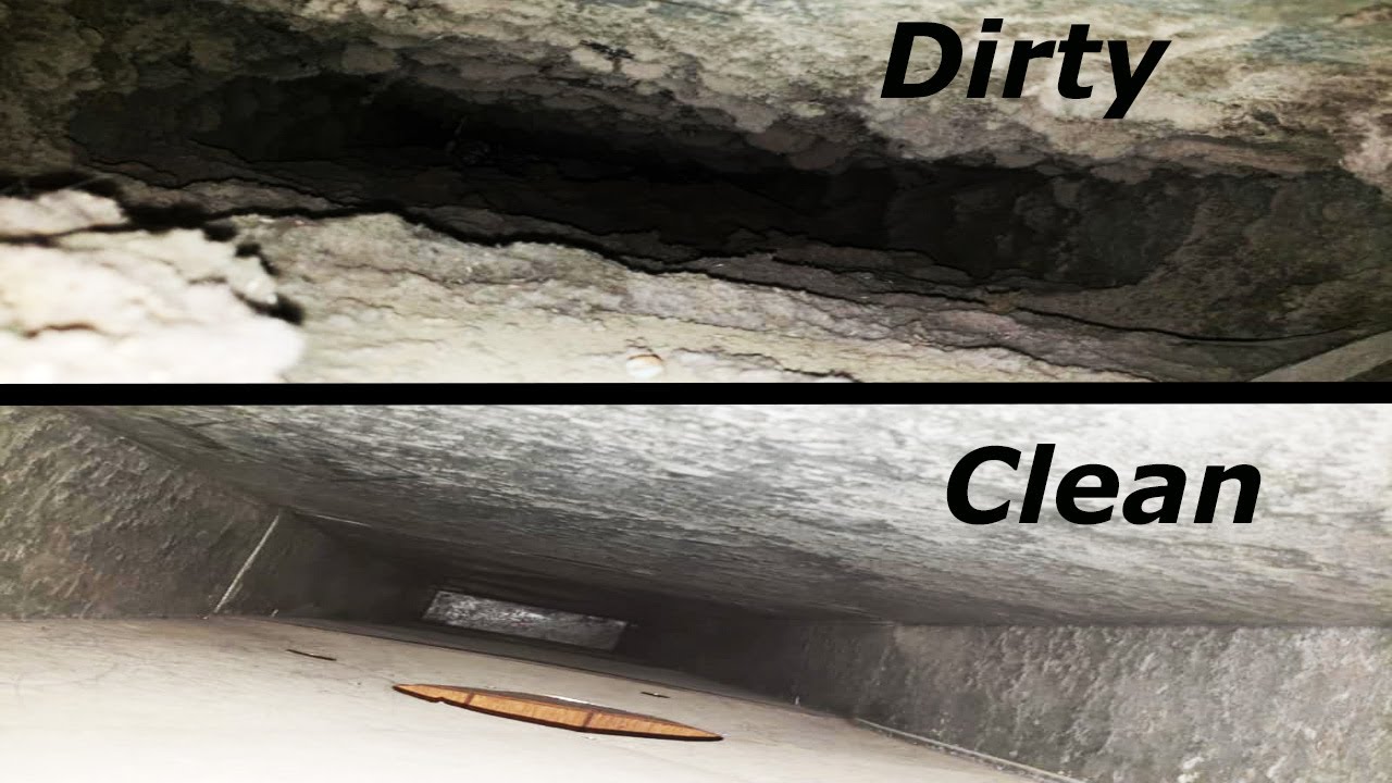 Clogged Air ducts get cleaned for the first time! - YouTube