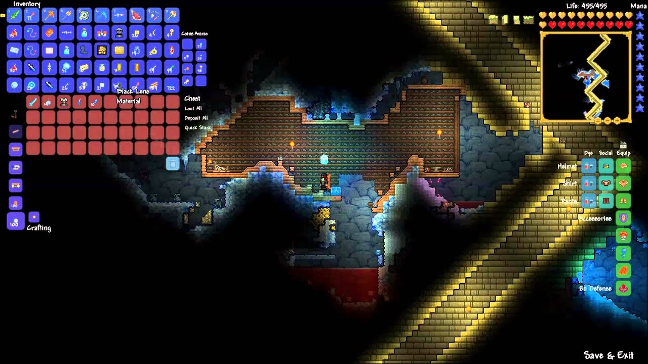 Terraria 1.2 - Desert Pyramid - YouTube