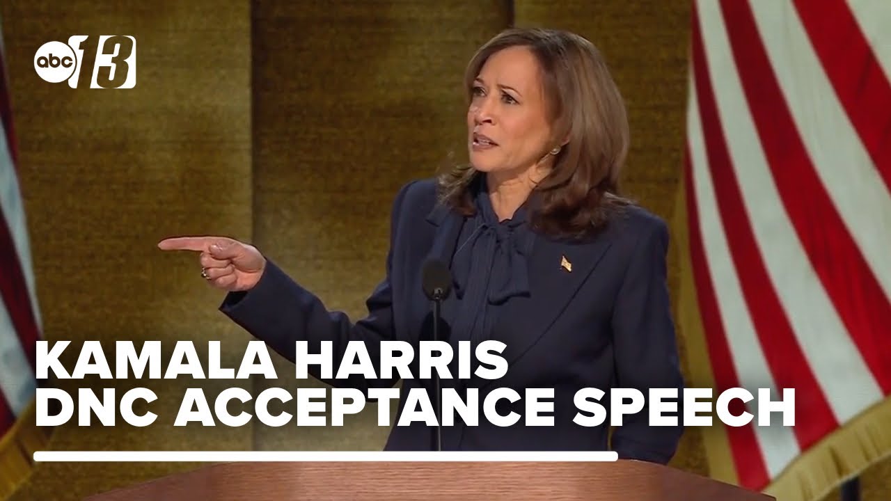 FULL SPEECH: Kamala Harris accepts DNC nomination - YouTube