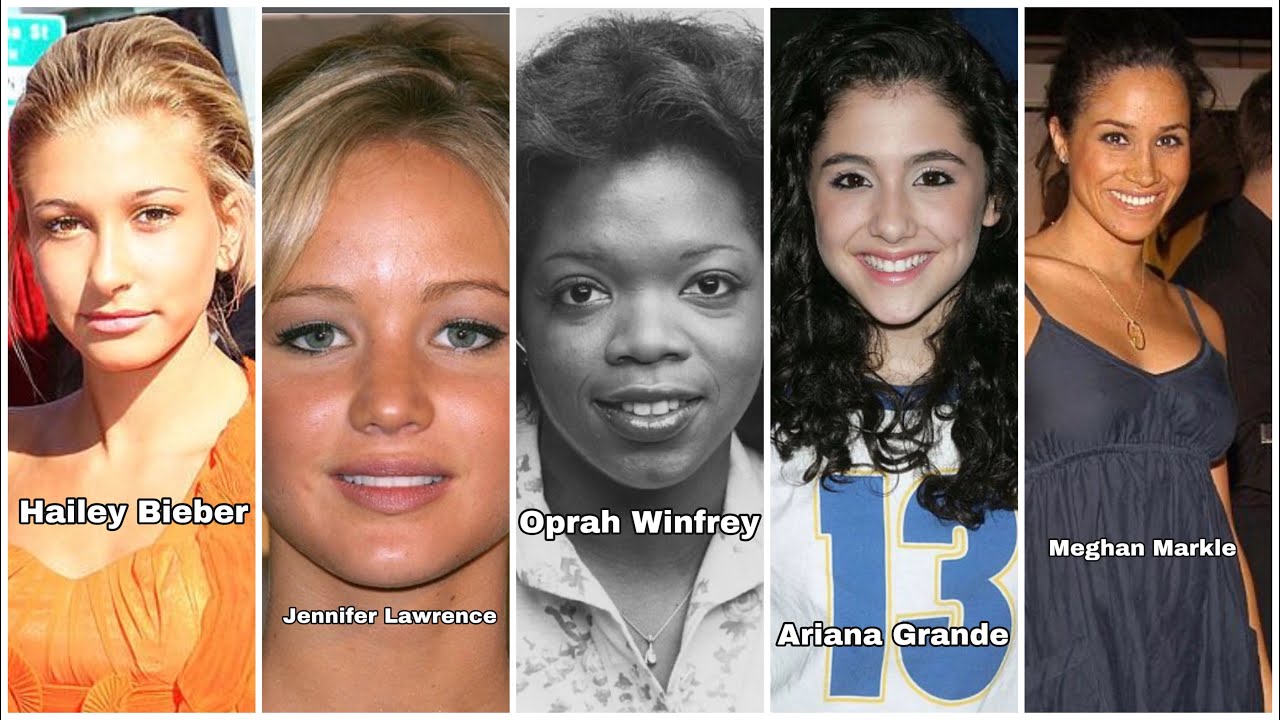 Vintage Photos of 32 Celebrities before they were Famous - YouTube