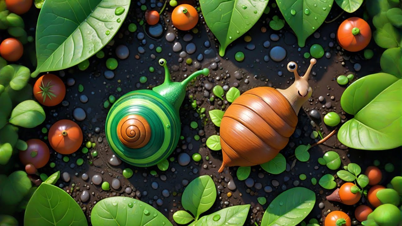 Three Little Snails Dance in Rain + More Nursery Rhymes & Kids Songs ...