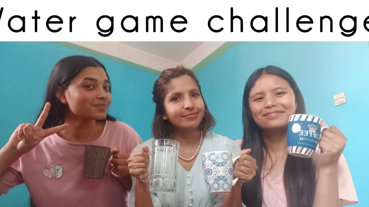 No spilling water challenge / Game time with Grace/ #gametime # ...