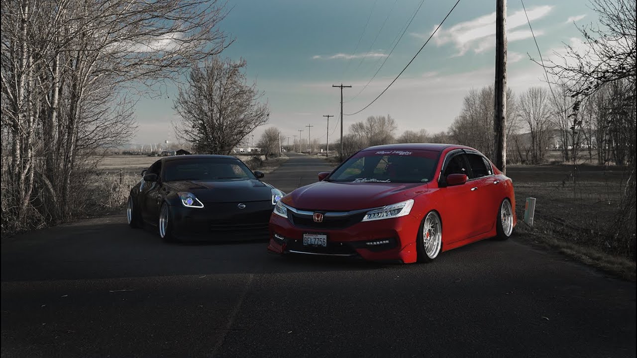 [4K] STATIC 350Z & VIP HONDA ACCORD - YouTube