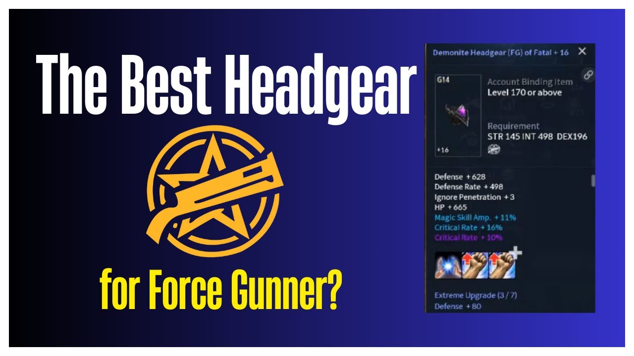 The Best Force Gunner Helm? Cabal Mobile - YouTube