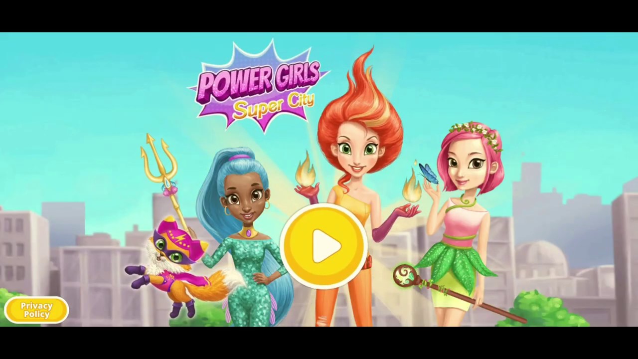 Power Girls Super City Fun Care Kids Game: Fighting Monster and Pets ...