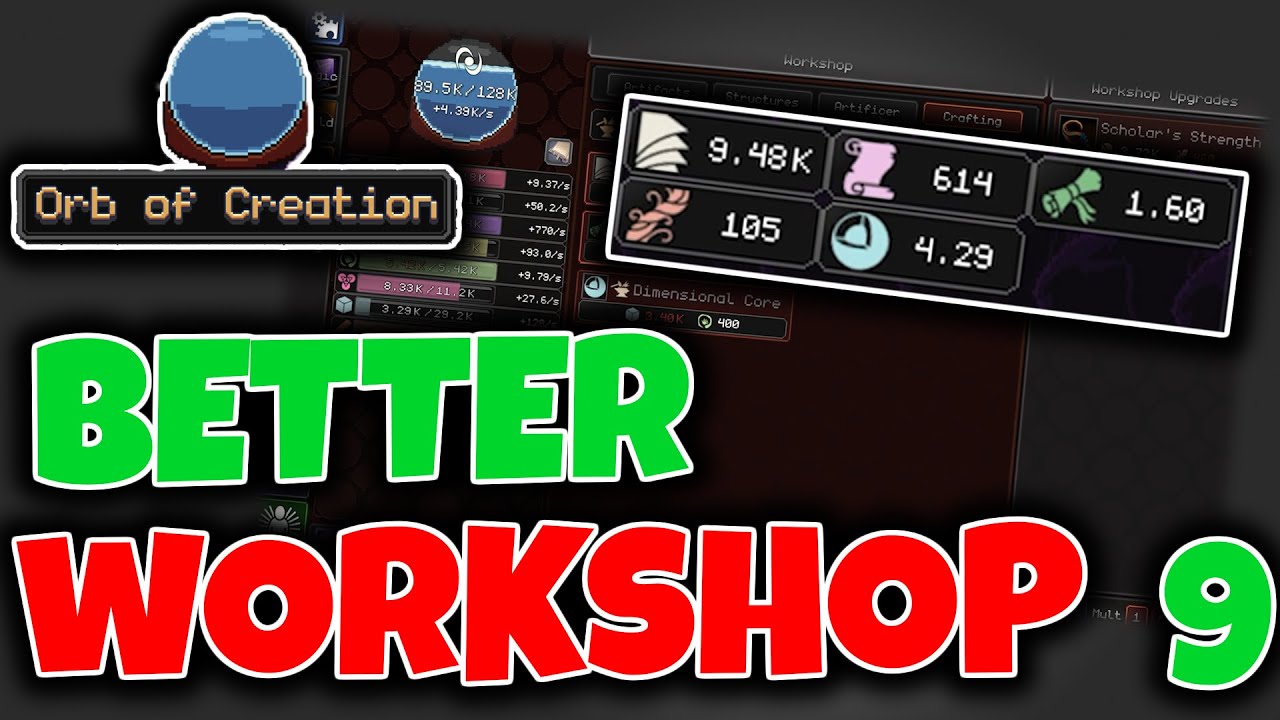 Unlocking more Stuff in the Workshop! [Orb of Creation] Playthrough ...
