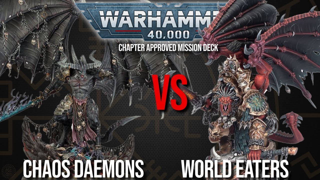 Chaos Daemons Vs World Eaters - HIGHLANDER! - Warhammer 40k 10th ...