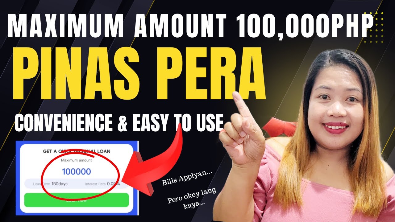PINAS PERA 2025 || MAXIMUM OF 100,000PHP LOAN AMOUNT!!! - YouTube