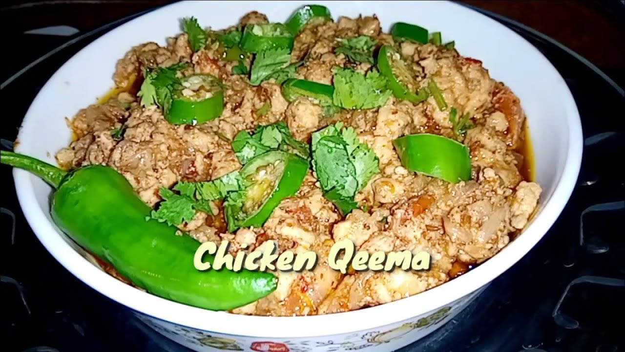 Chicken Qeema Recipe By Nawabi Dastarkwan - YouTube