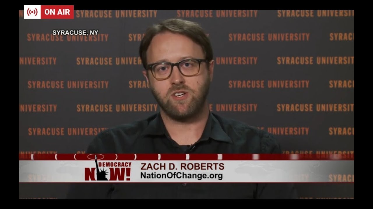 Charlottesville: VISU.NEWS' Zach D Roberts on Democracy Now! - YouTube
