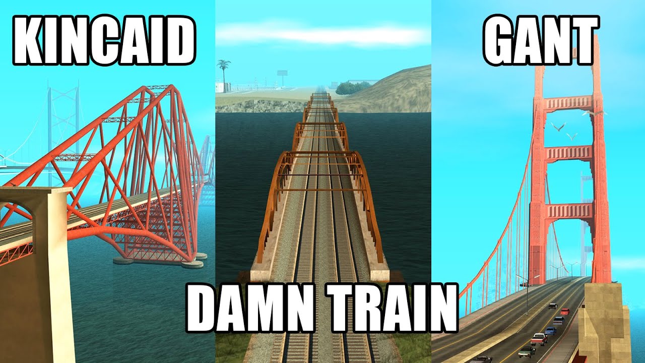Secrets and Facts about Bridges in GTA San Andreas (Curiosities) - YouTube
