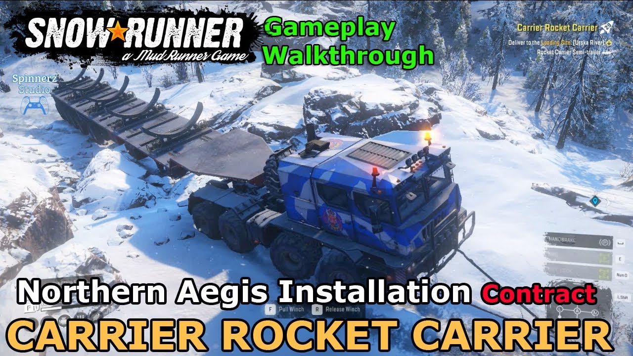 SnowRunner - Carrier Rocket Carrier | Northern Aegis Installation ...