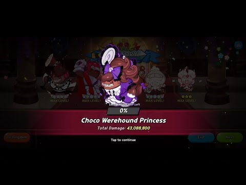 Boss Hunt Difficulty level A Stage 5 Choco Werehound Princess (Cookie ...