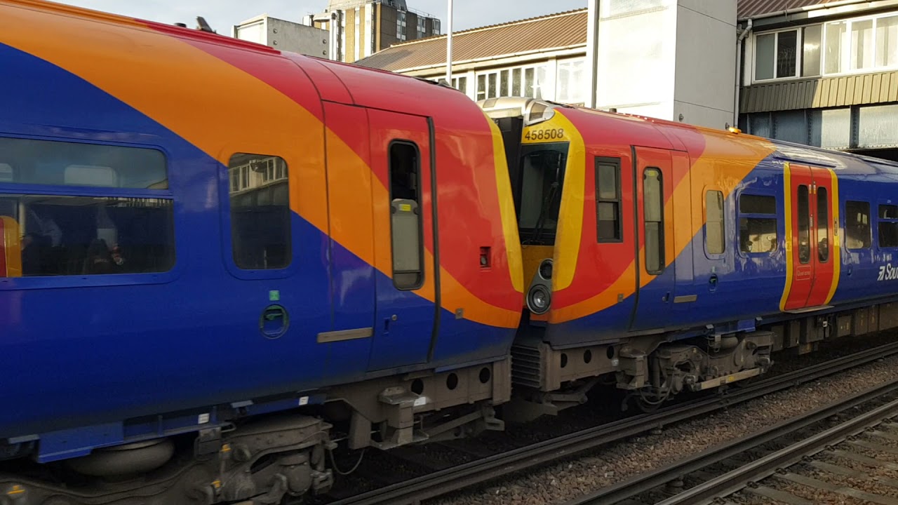 Here is the class 458 in clapham Junction - YouTube