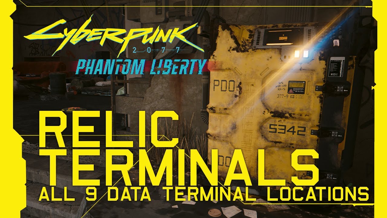 Cyberpunk 2077: Phantom Liberty - All 9 Relic Skill Data Terminal ...