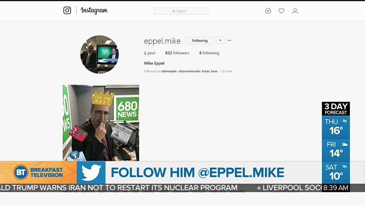 Mike Eppel crushes 500 Instagram followers goal - YouTube