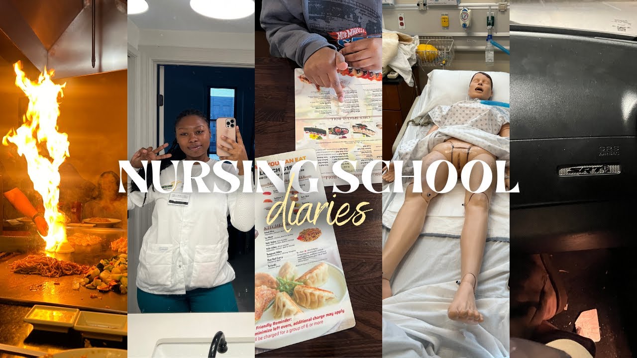 A WEEK IN NURSING SCHOOL 🩺 PASSING CLINICAL SKILLS + GOING OUT + DATE ...