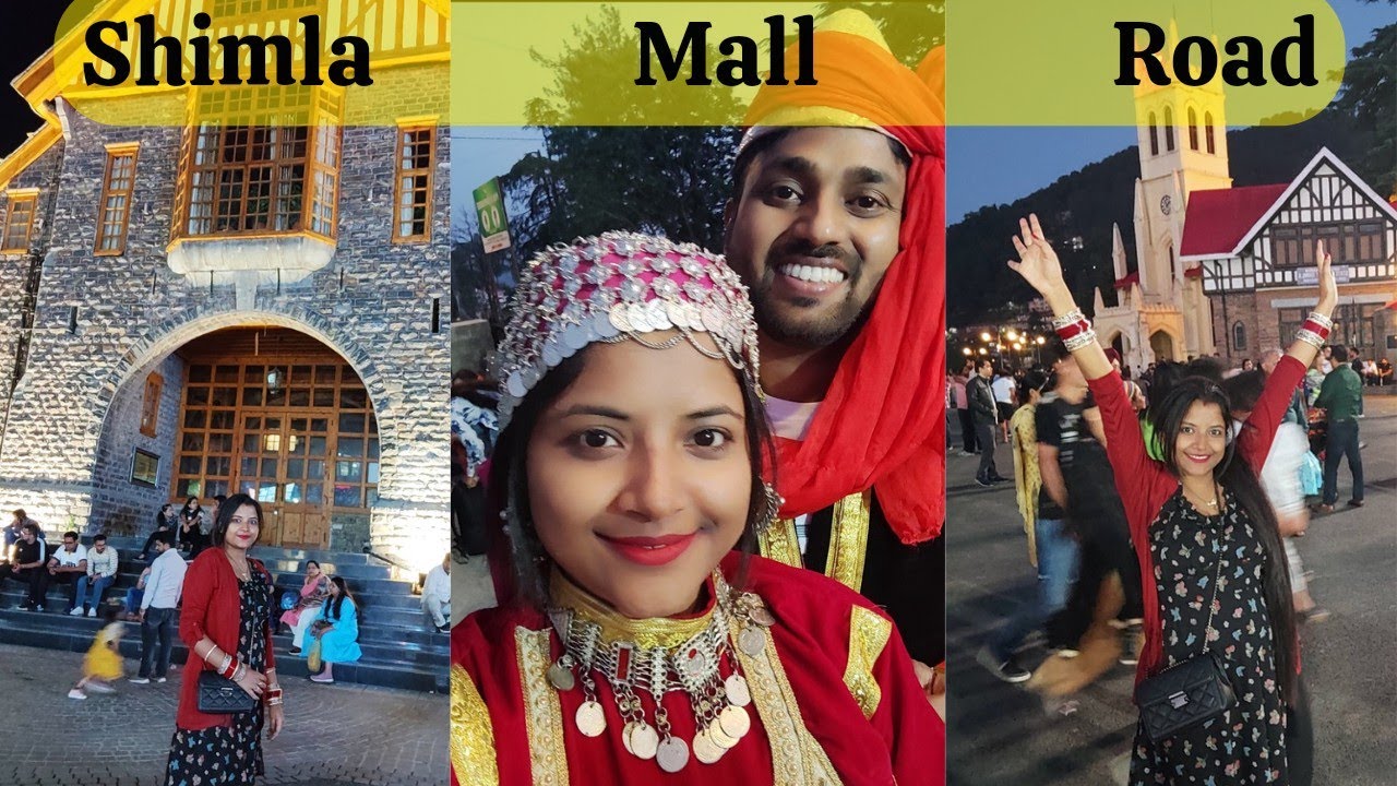 शिमला माल रोड || Shimla Mall Road || First Day In Shimla vlog ...