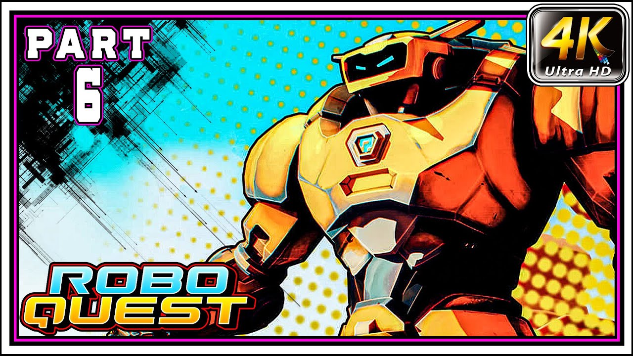 ROBOQUEST Full Gameplay Walkthrough PART 6 - Aqua Station [4K 60FPS ...