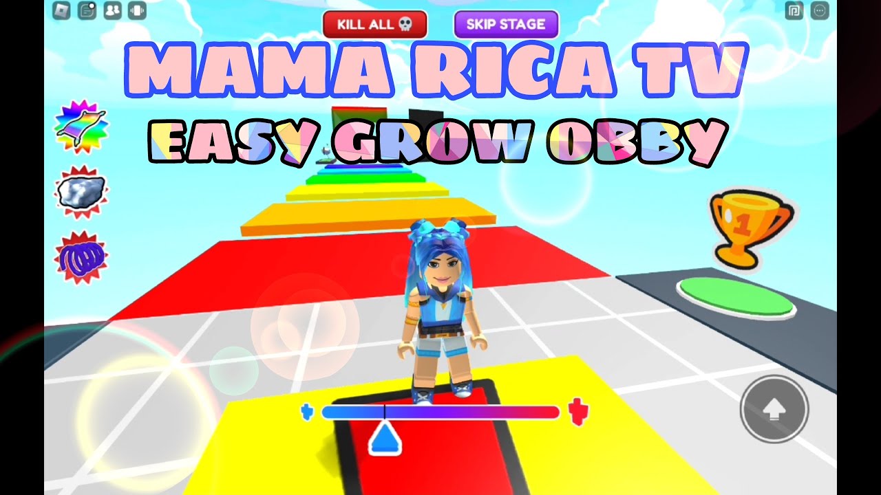 🔴 EASY GROW OBBY roblox - YouTube