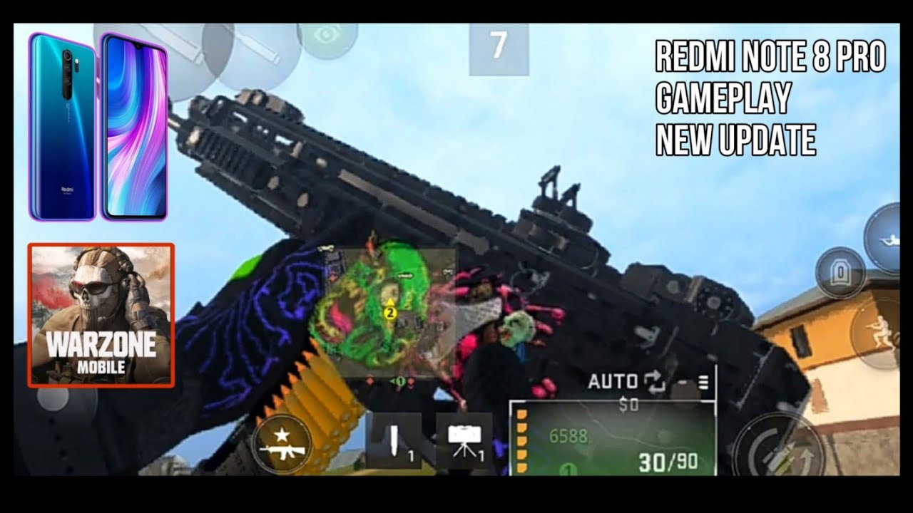 WARZONE MOBILE "LOW END" DEVICE GAMEPLAY (REDMI NOTE 8 PRO HELIO G90) - YouTube