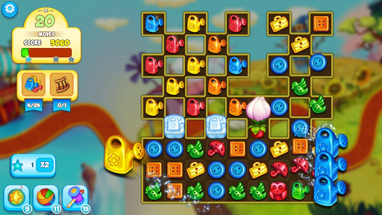 FANCY BLAST LEVEL 36 (NO BOOSTERS!) - YouTube