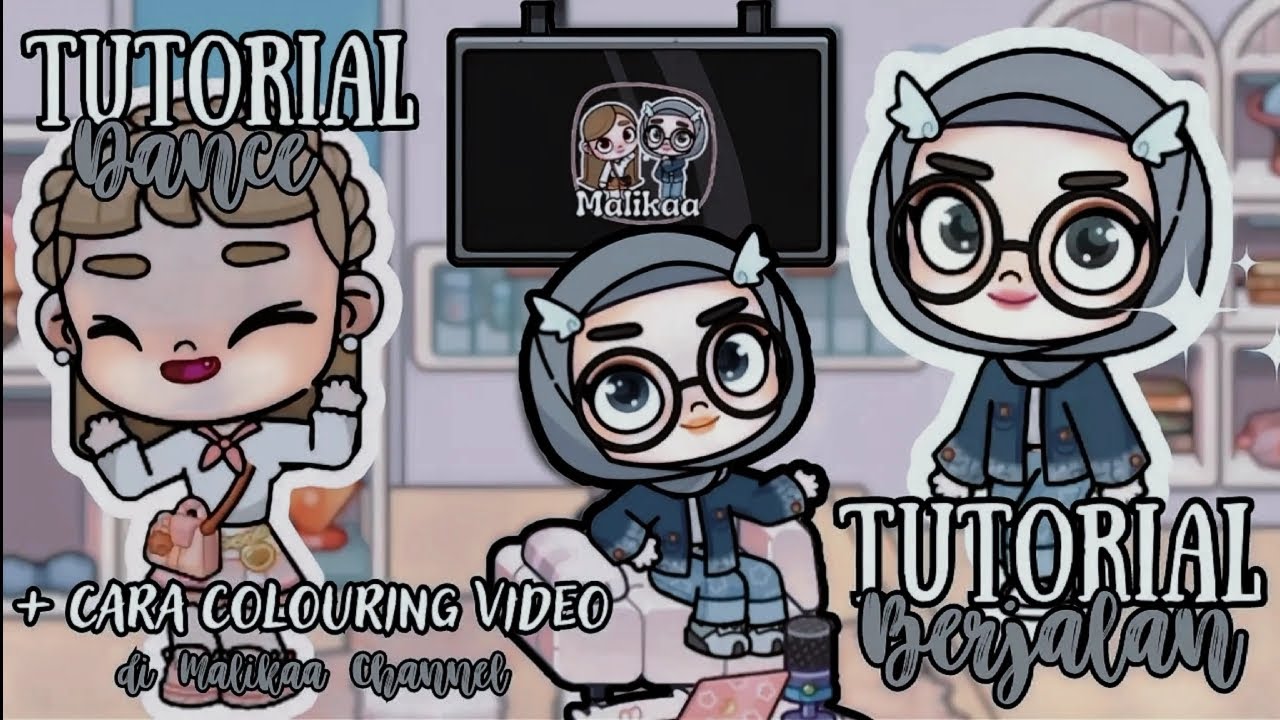 TUTORIAL BERJALAN DI AVATAR WORLD PAZU | CARA DANCE | CARA COLOURING ...