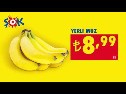 Lezzetli yerli muzlar ŞOK’ta #ŞOKUcuz.