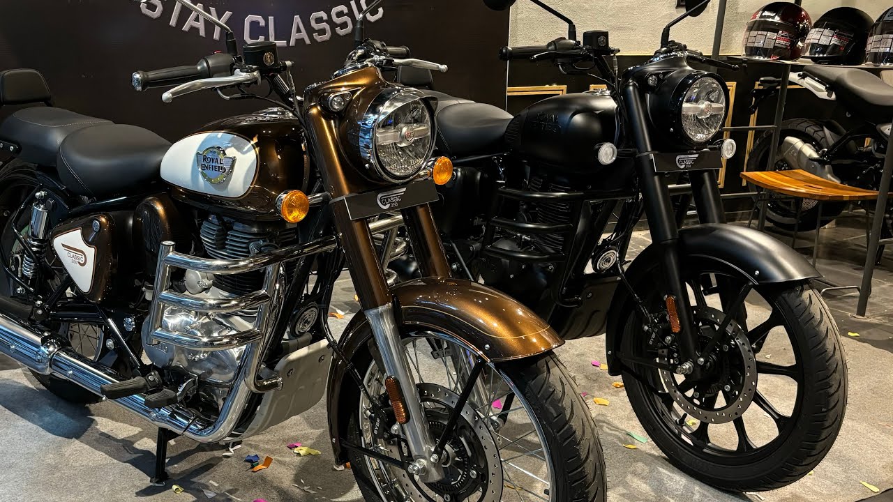 New Classic 350 Stealth Black Vs Medallion Bronze - ₹23K Diff Which One ...