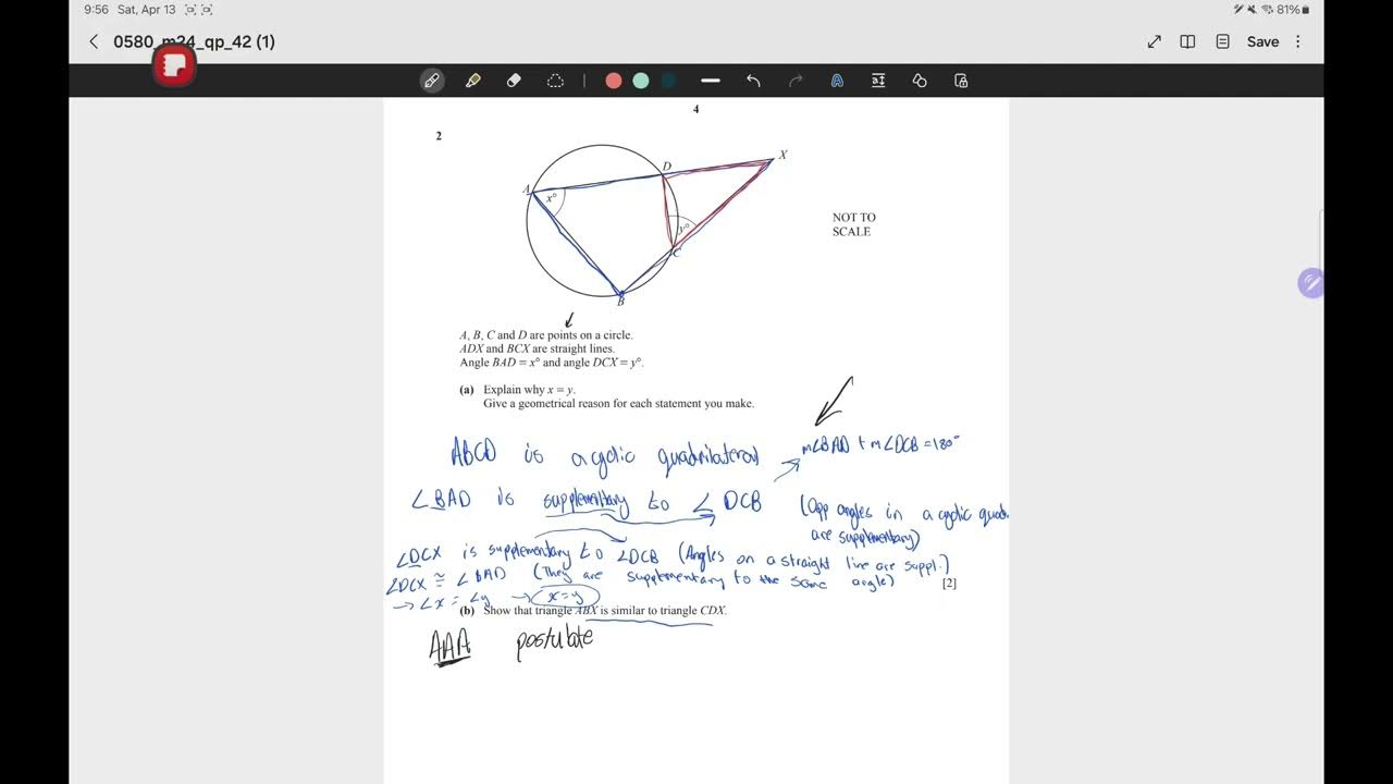 0580/42 F/M 2024 (IGCSE Mathematics Paper 42 Feb/March 2024) - YouTube