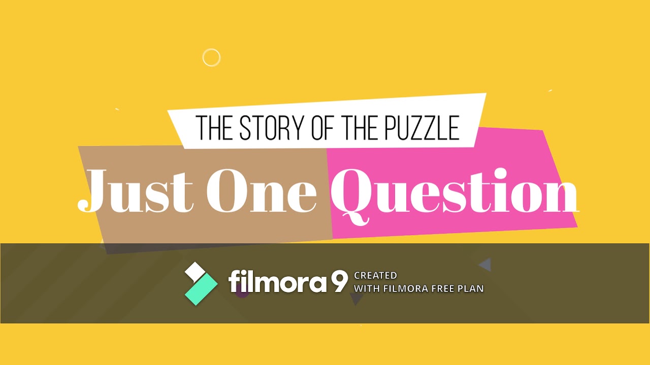 Just One Question - YouTube