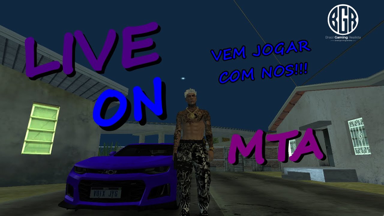 🔴 LIVE ON GTA MTA 🔴 Brasil Gaming Realista 1 #Com VirtanMTA - YouTube