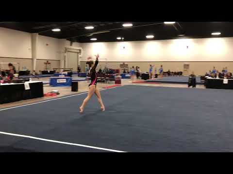 Payton Harris - M& M Gymnastics Floor- Legacy Elite Meet - YouTube