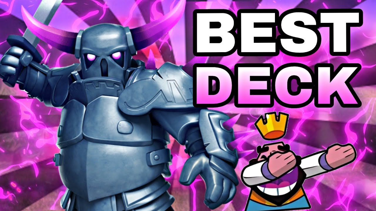 BEST PEKKA DECK IN Clash Royale! - YouTube