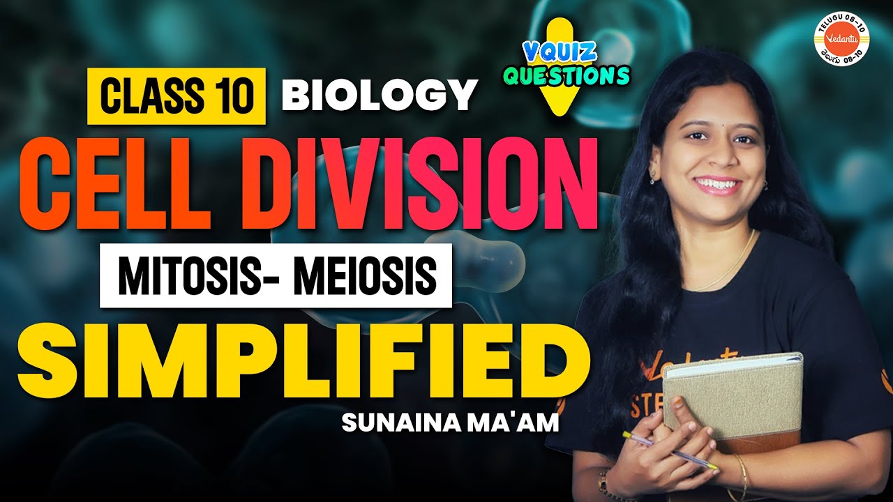 CELL DIVISION Simplified | TS & AP | Class 10 Biology ...