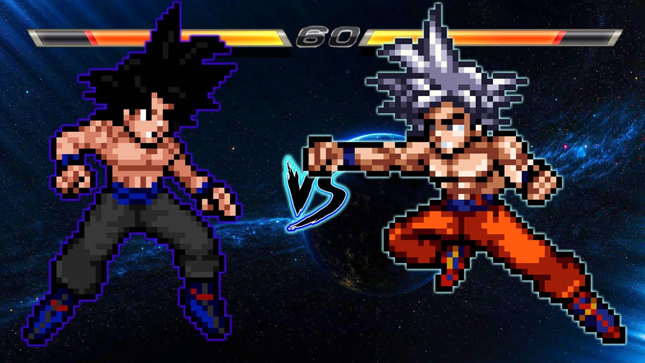 1000 YEARS OLD GOKU TP V1 VS MASTERED ULTRA INSTINCT GOKU JUS - YouTube