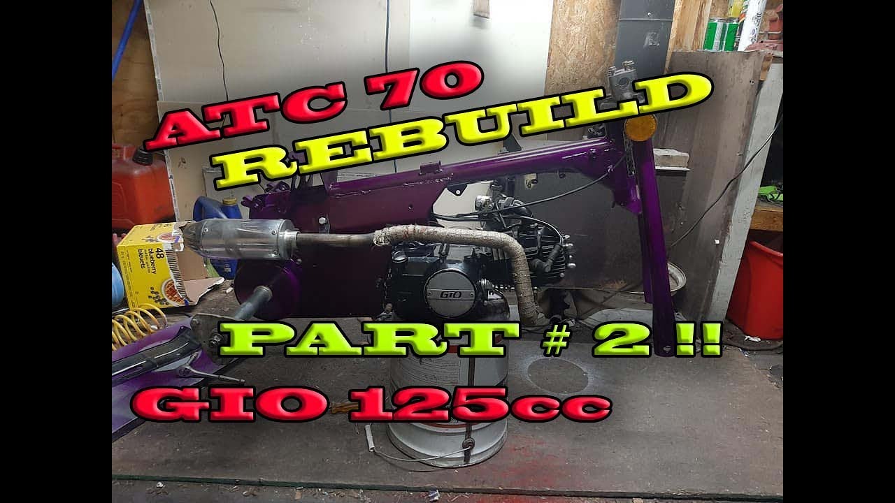 ATC70 Rebuild Part 2 | Led lights | Purple Chrome - YouTube