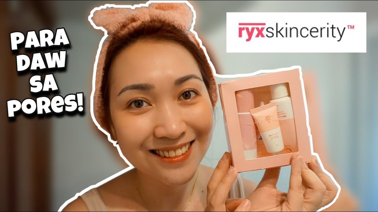 RYX SKINCERITY PORELESS MAINTENANCE SET 1ST IMPRESSION ayaesguerra ...