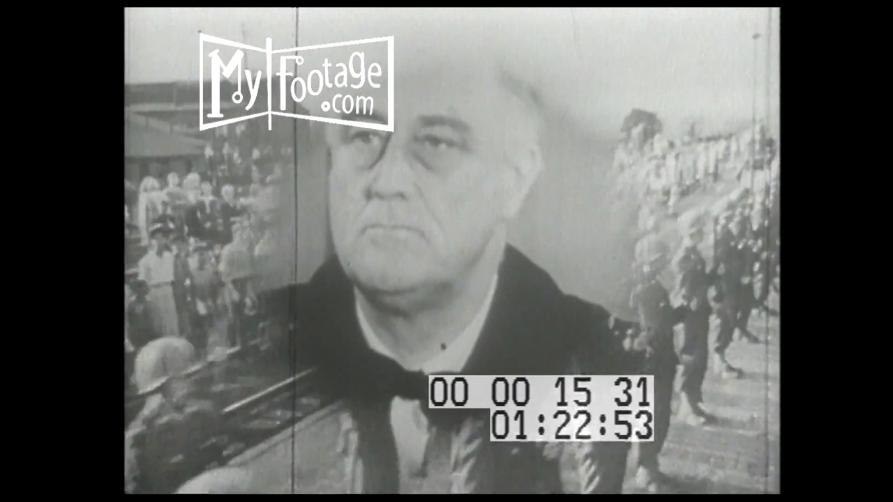 1945 FDR Funeral Train and Funeral - YouTube