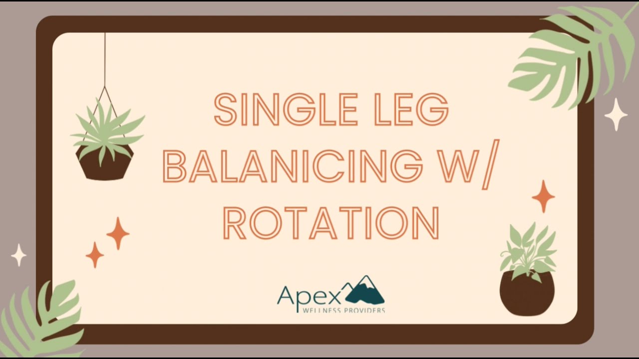 Single Leg Balancing w/ Rotation - YouTube