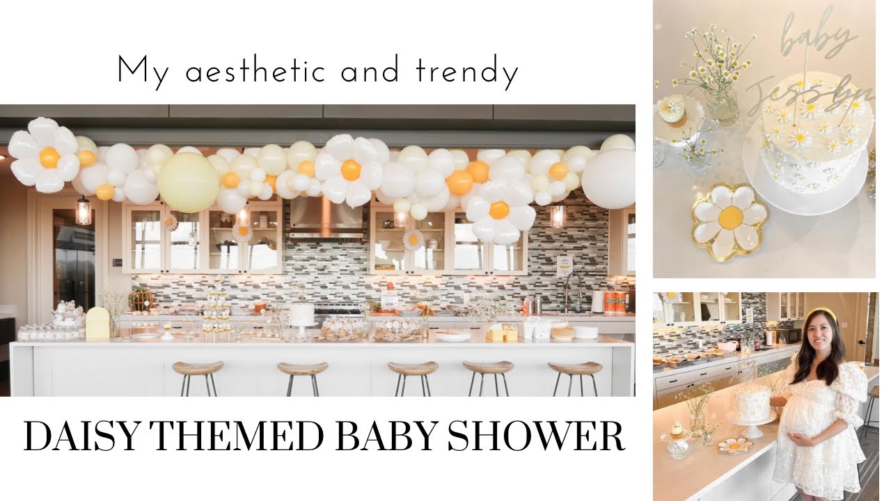 Daisy Themed Party Prep (Baby Shower) - YouTube