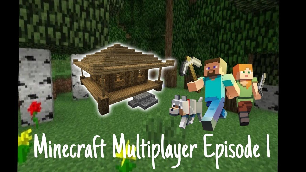 Multiplayer Minecraft Episode 1 with Friends - YouTube