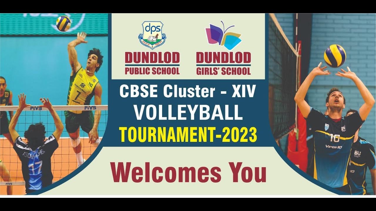 CBSE Volleyball cluster 14 (2023) Court -1 - YouTube